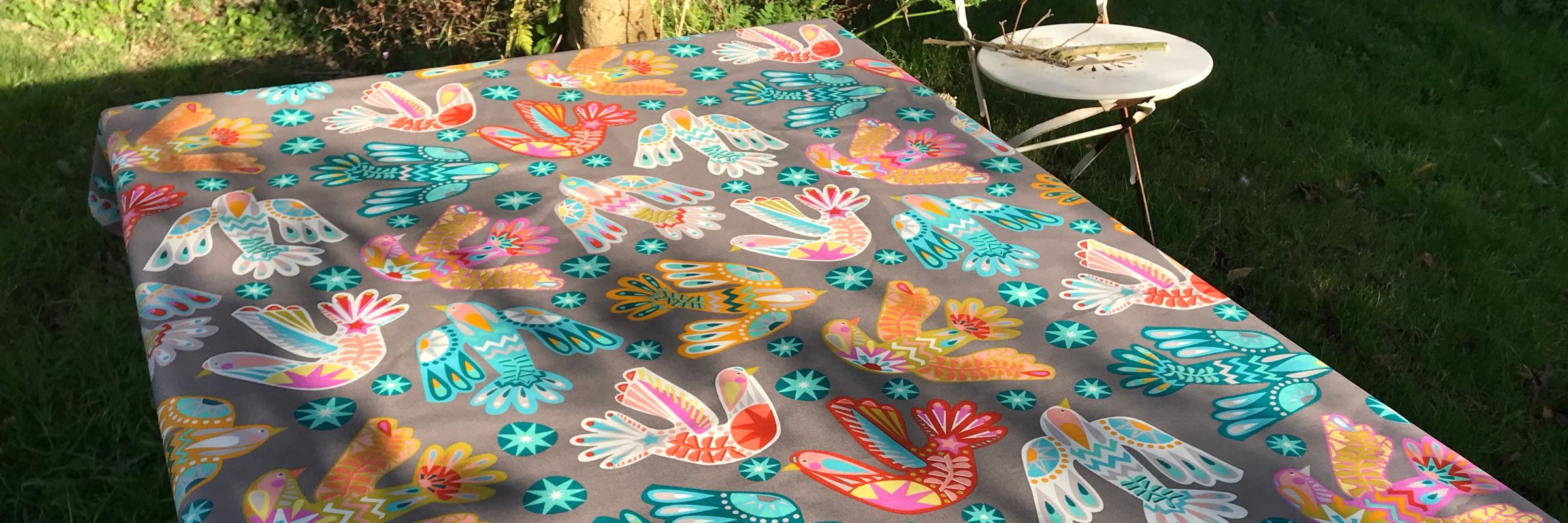 Best Oilcloth. French, Linen, Extra Wide -NorfolkOilcloth