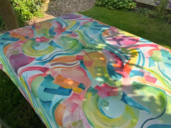 Best Oilcloth. French, Linen, Extra Wide -NorfolkOilcloth