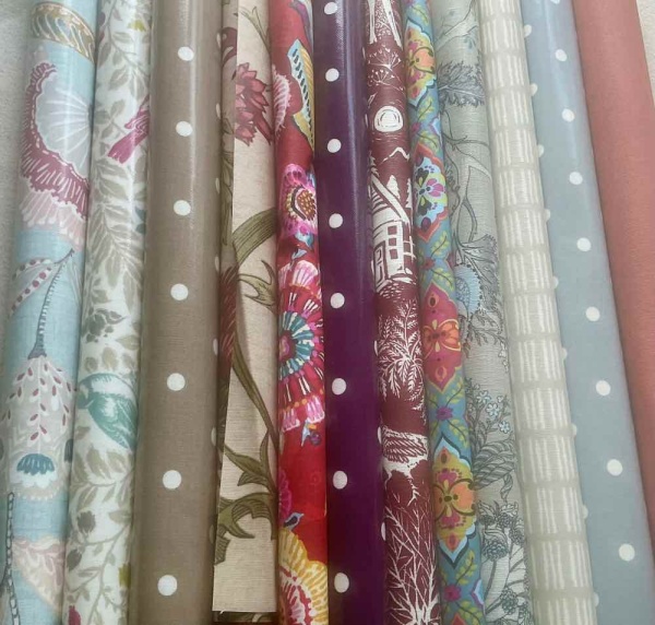 Best Oilcloth. French, Linen, Extra Wide -NorfolkOilcloth
