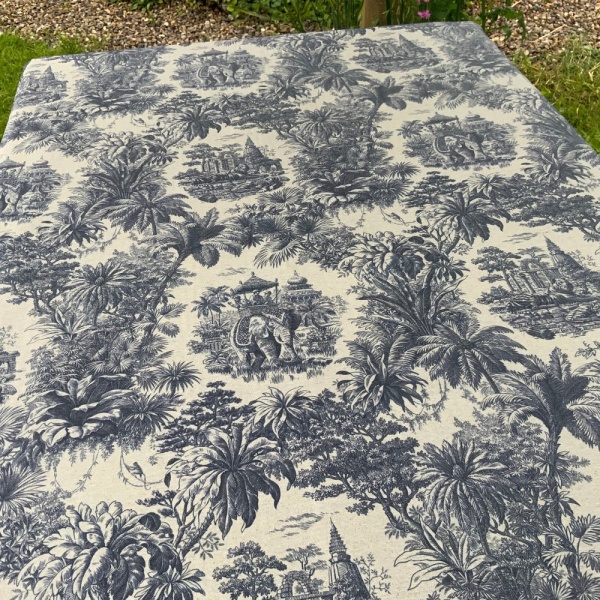 Best Oilcloth. French, Linen, Extra Wide -NorfolkOilcloth