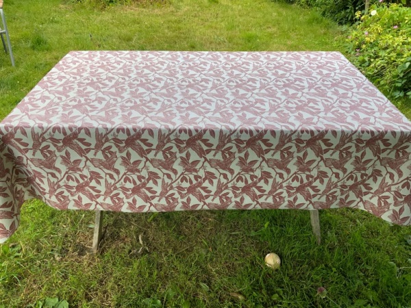 Best Oilcloth. French, Linen, Extra Wide -NorfolkOilcloth