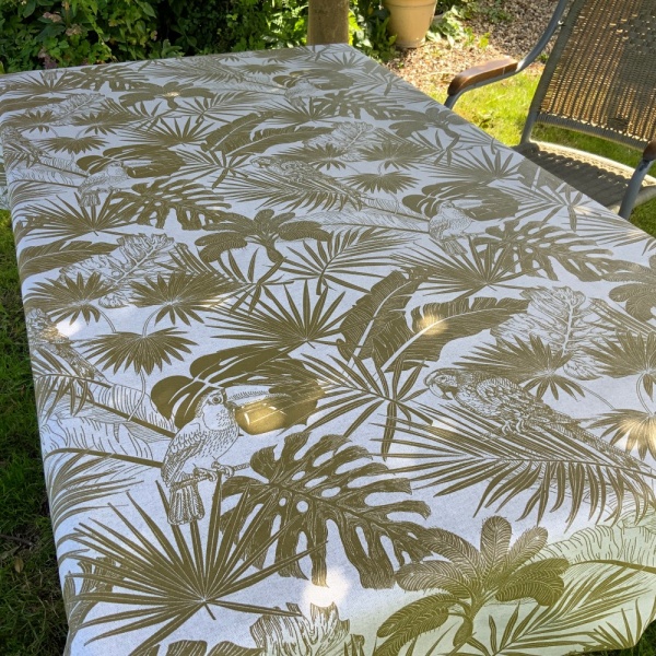 Best Oilcloth. French, Linen, Extra Wide -NorfolkOilcloth