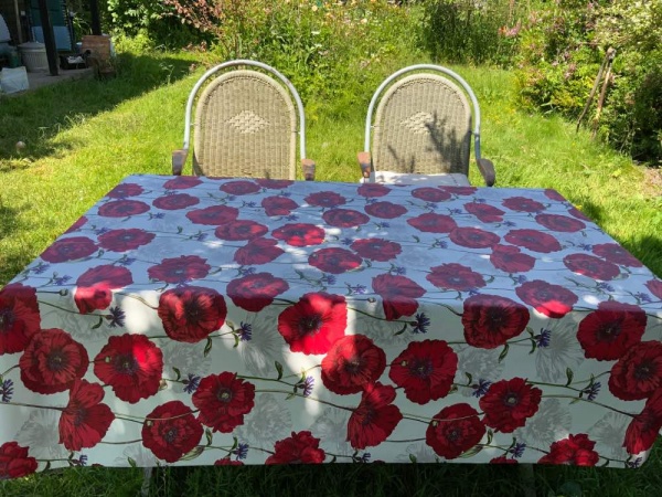 Best Oilcloth. French, Linen, Extra Wide -NorfolkOilcloth