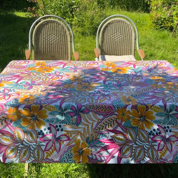Best Oilcloth. French, Linen, Extra Wide -NorfolkOilcloth