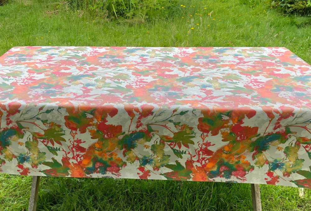 Amelie Matt Oilcloth in Jazz -NorfolkOilcloth