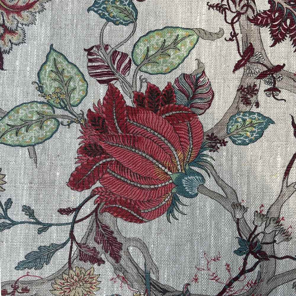 Ceylon Linen Oilcloth in Multi -NorfolkOilcloth