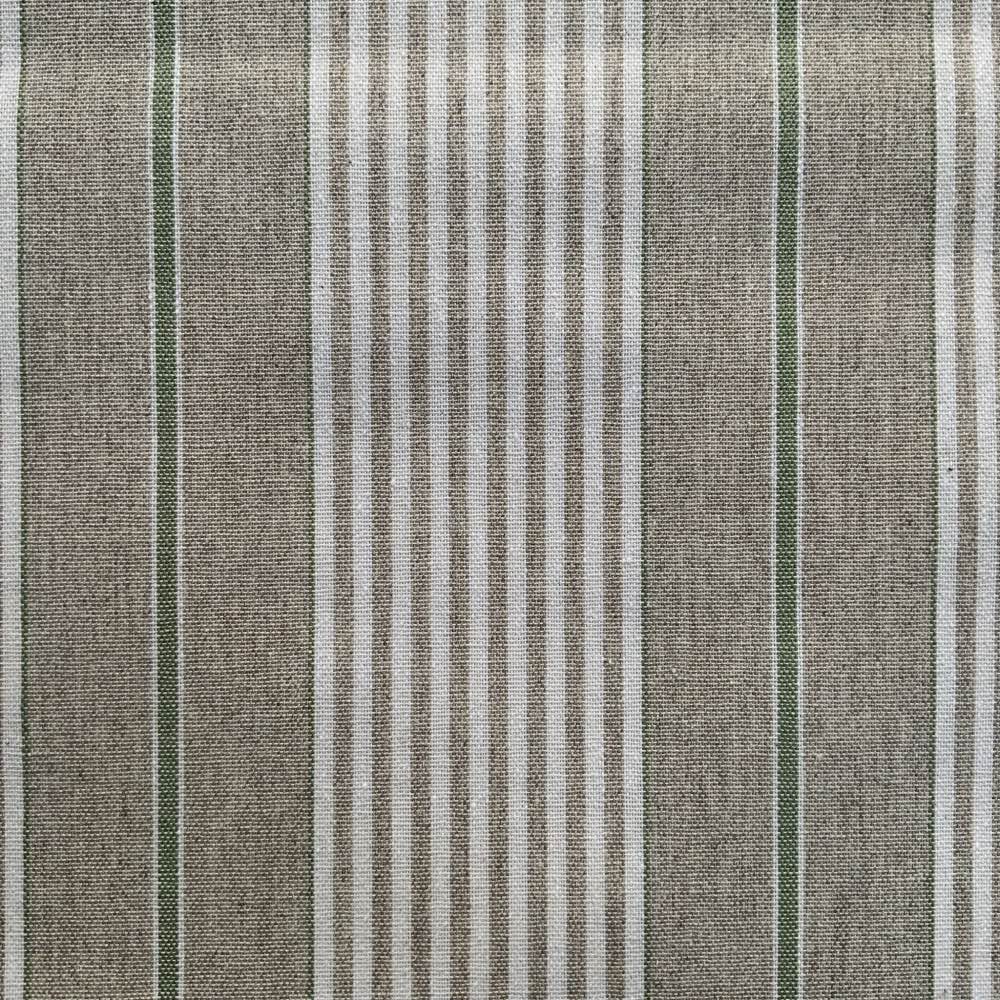 Deckchair Stripe Extra Wide Acrylic Oilcloth in Blue and Beige ...