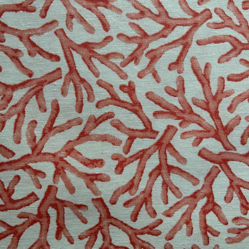 Coral Extra Wide Oilcloth in Orange -NorfolkOilcloth