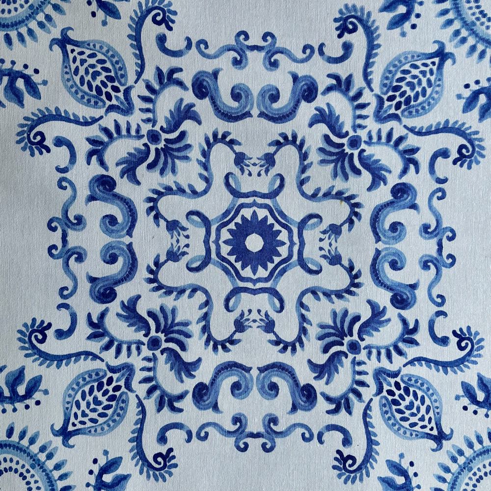 Dutch Blue and White Oilcloth -NorfolkOilcloth