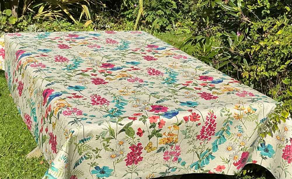 Herbier Extra Acrylic Coated French Oilcloth. 128cms. -NorfolkOilcloth