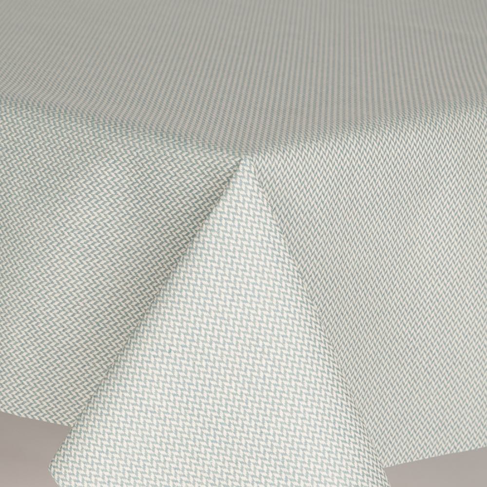 Duckegg Plain Herringbone Extra Wide French Oilcloth 140 cms ...
