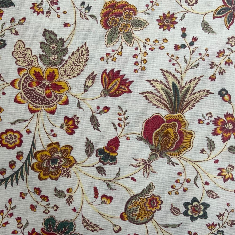 Holi French Oilcloth in Green & Yellow -NorfolkOilcloth