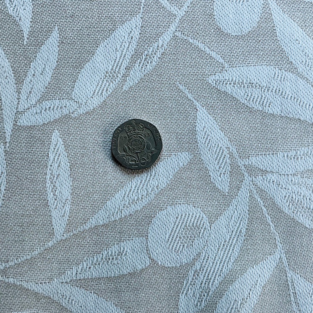 Olivade Damask Extra Wide French Oilcloth in Natural. 175 cms ...