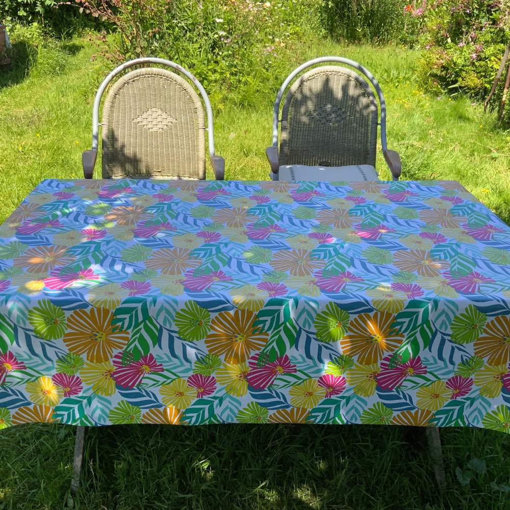 Superbe Extra Wide French Oilcloth in Yellow -NorfolkOilcloth