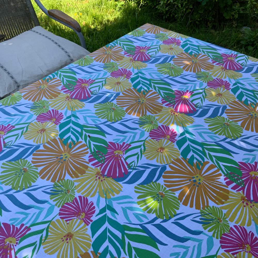Superbe Extra Wide French Oilcloth in Yellow -NorfolkOilcloth