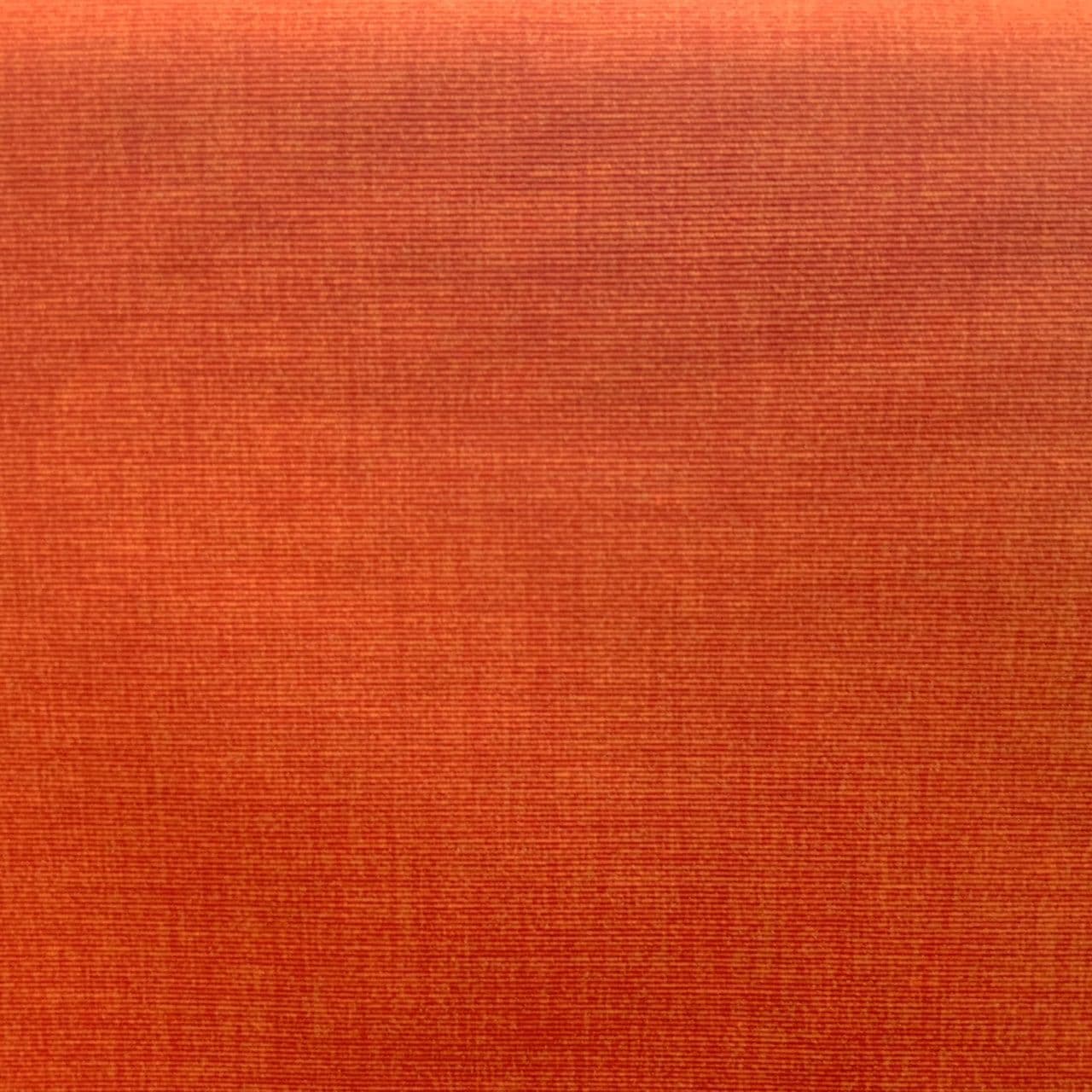 Plain Blood Orange Extra Wide Acrylic Oilcloth -NorfolkOilcloth