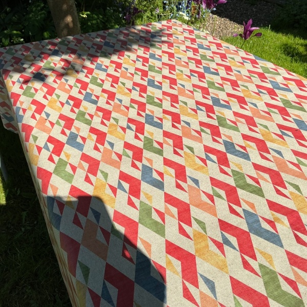 Best Oilcloth. French, Linen, Extra Wide -NorfolkOilcloth