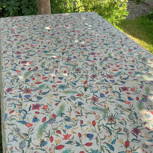 Best Oilcloth. French, Linen, Extra Wide -NorfolkOilcloth
